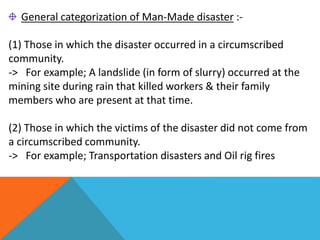 Man-Made Disaster PPT | PPTX
