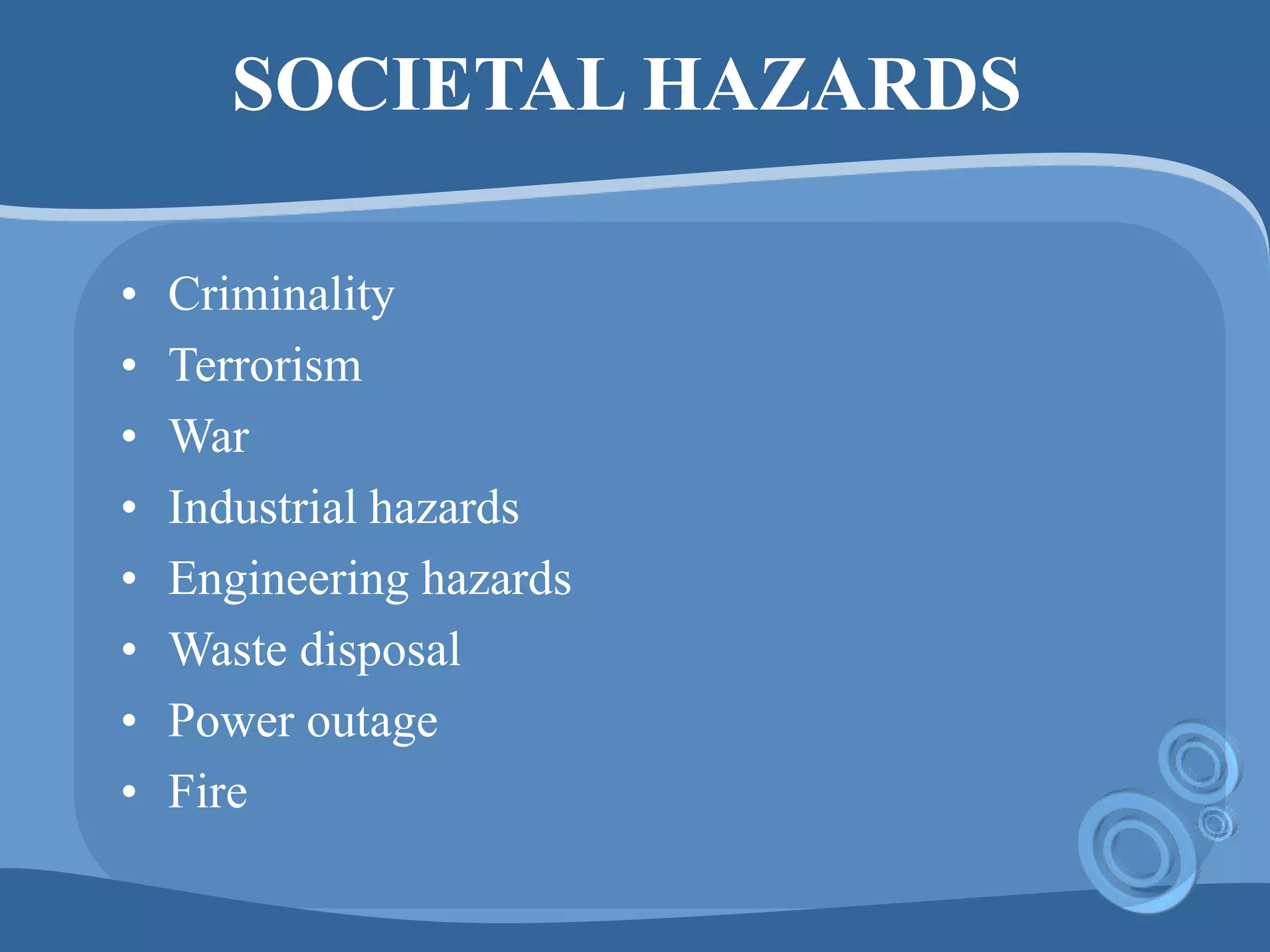 Man made disasters | PPTX