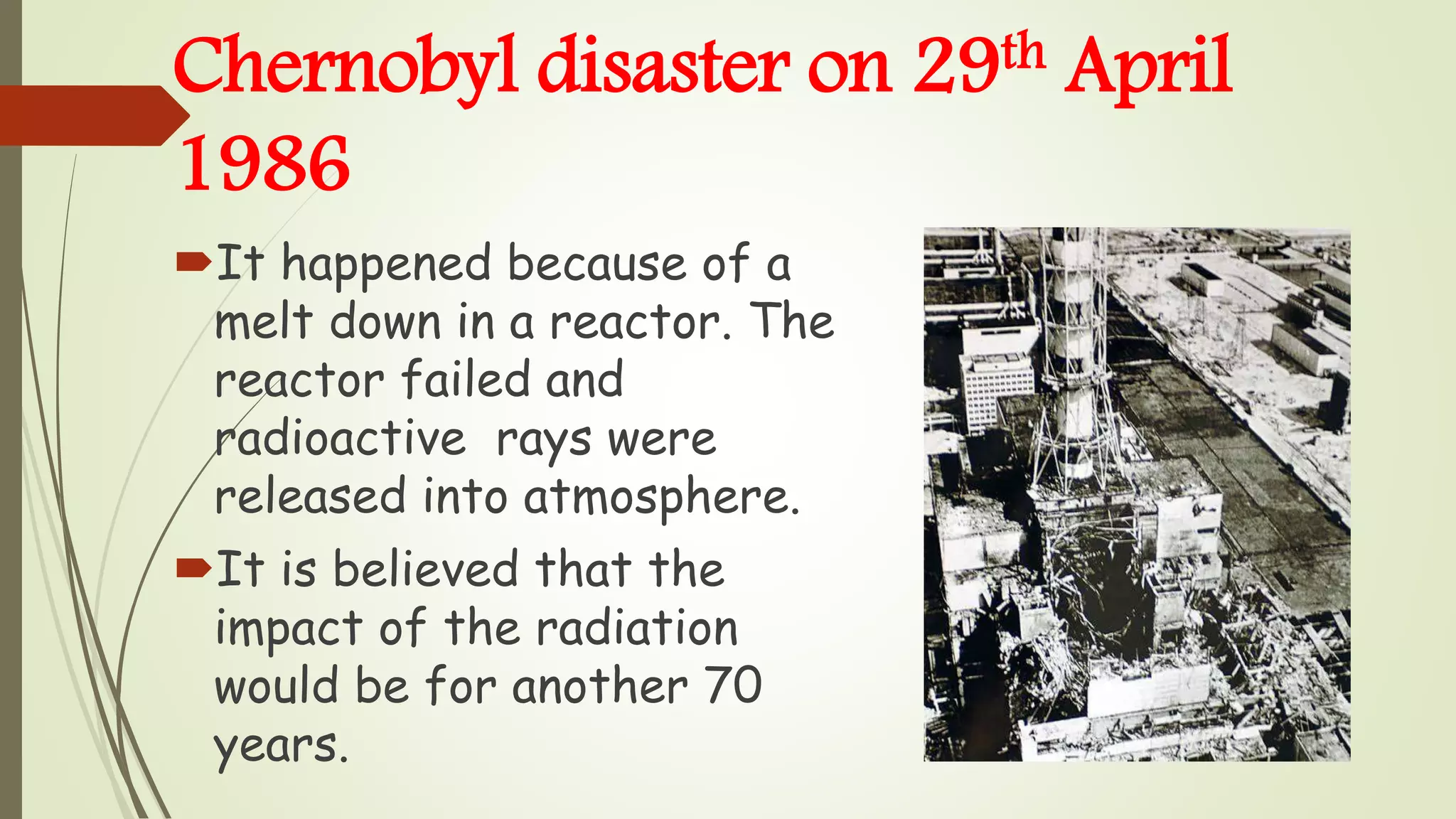 Man made disasters | PPTX