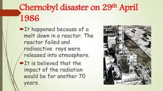 Man made disasters | PPTX | Disasters