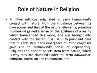 Man nature relationship and the sikh perspective | PPTX