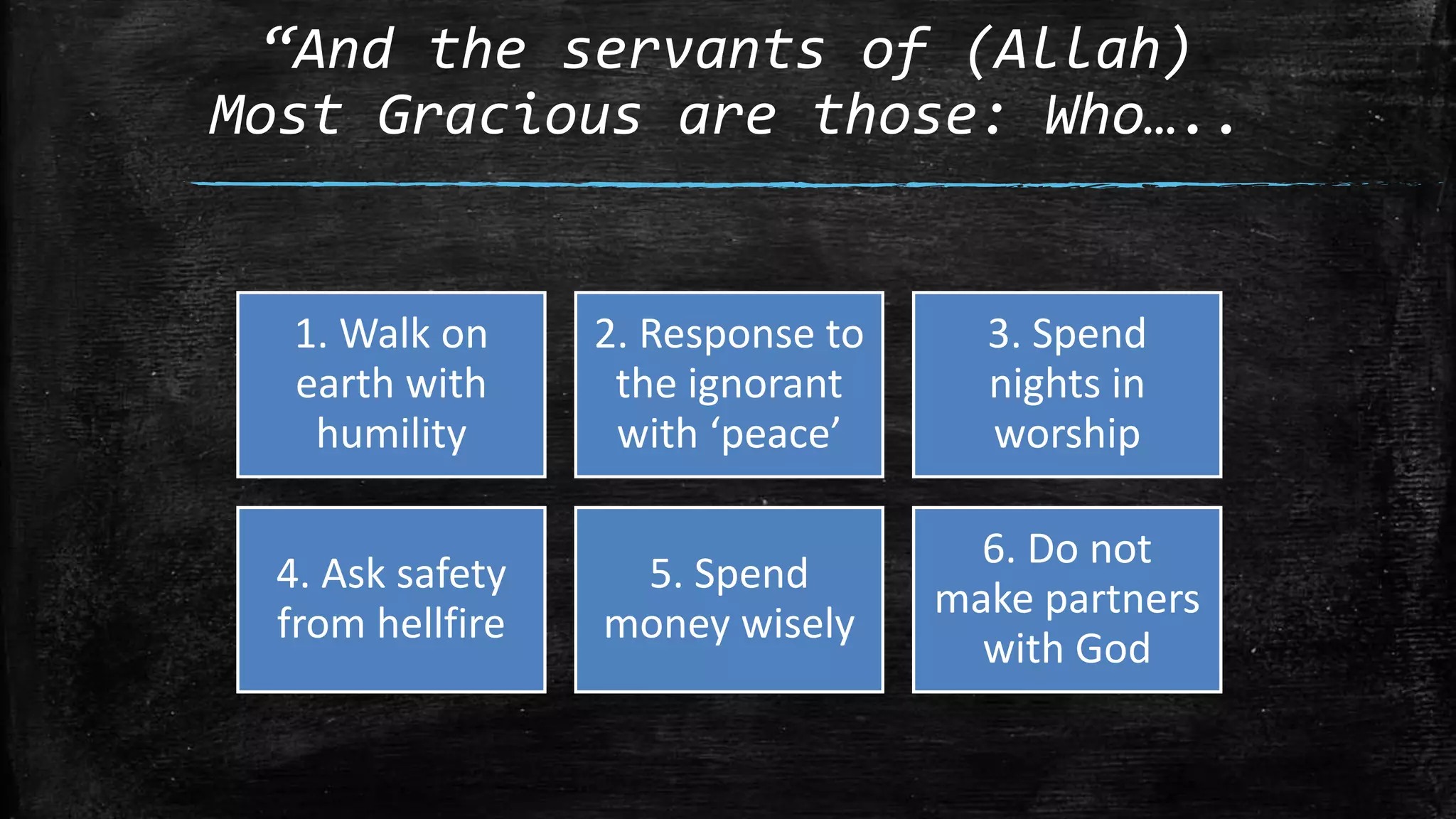 The Islamic Worldview (MAN) | PPT