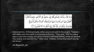 The Islamic Worldview (MAN) | PPTX
