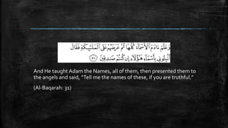 The Islamic Worldview (MAN) | PPT