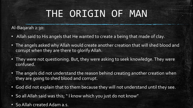 The Islamic Worldview (MAN) | PPT