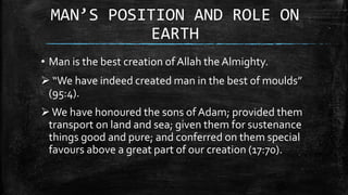 The Islamic Worldview (MAN) | PPT