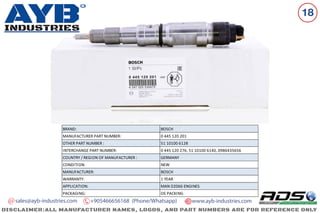 Diesel Fuel System Components For MAN Truck and Industrial Engines | PDF