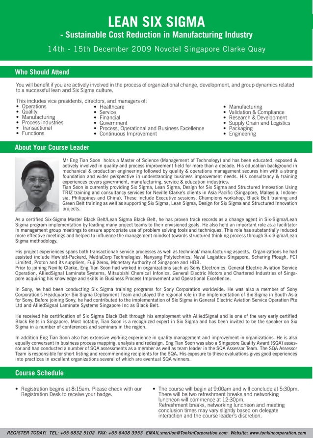 Lean Six Sigma | PDF