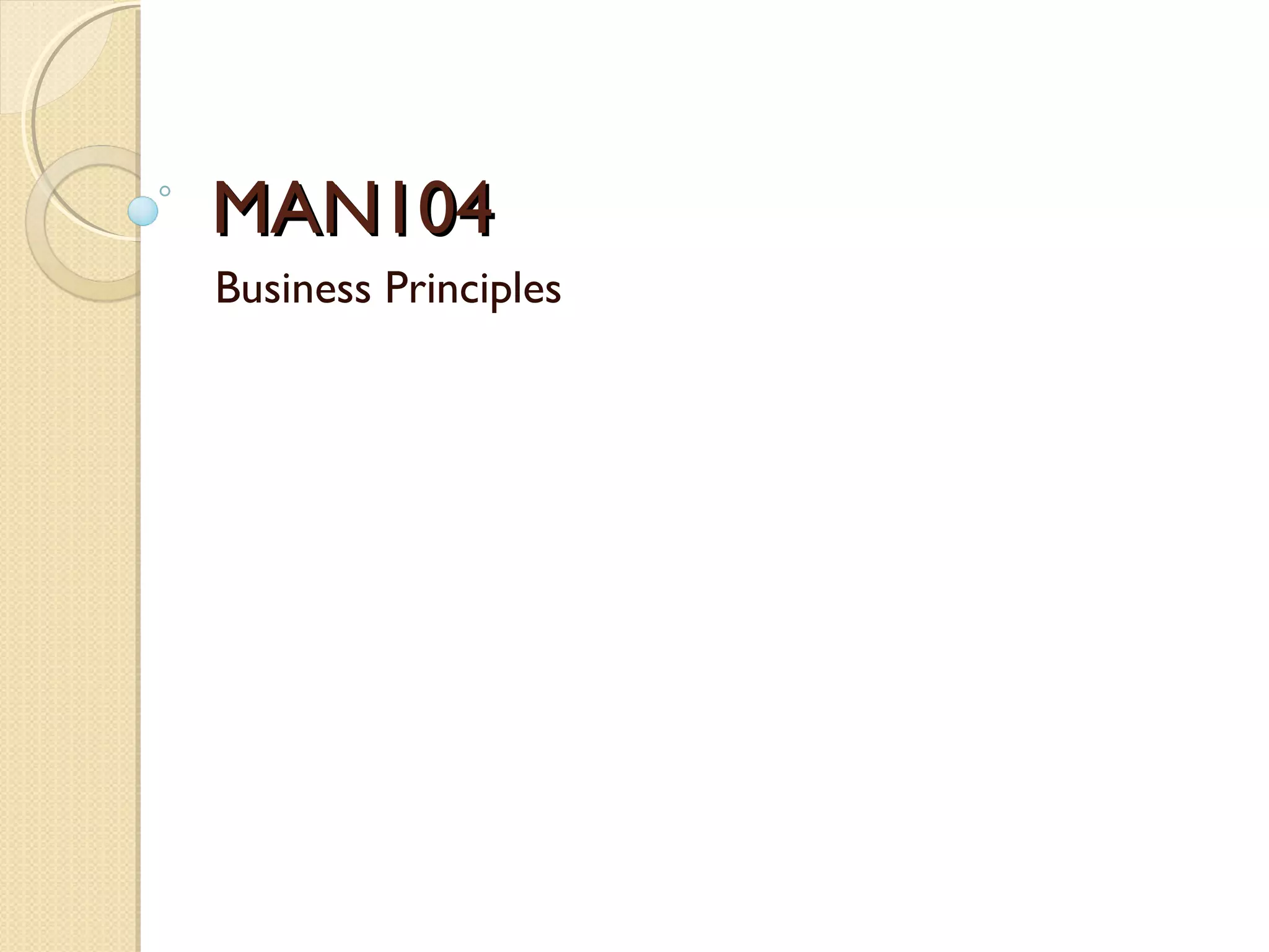 Man104 | PPT
