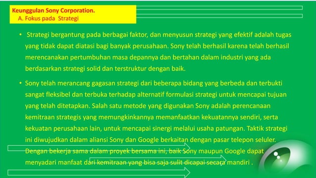 Pengantar Manajemen "Sony Corporation" | PPTX