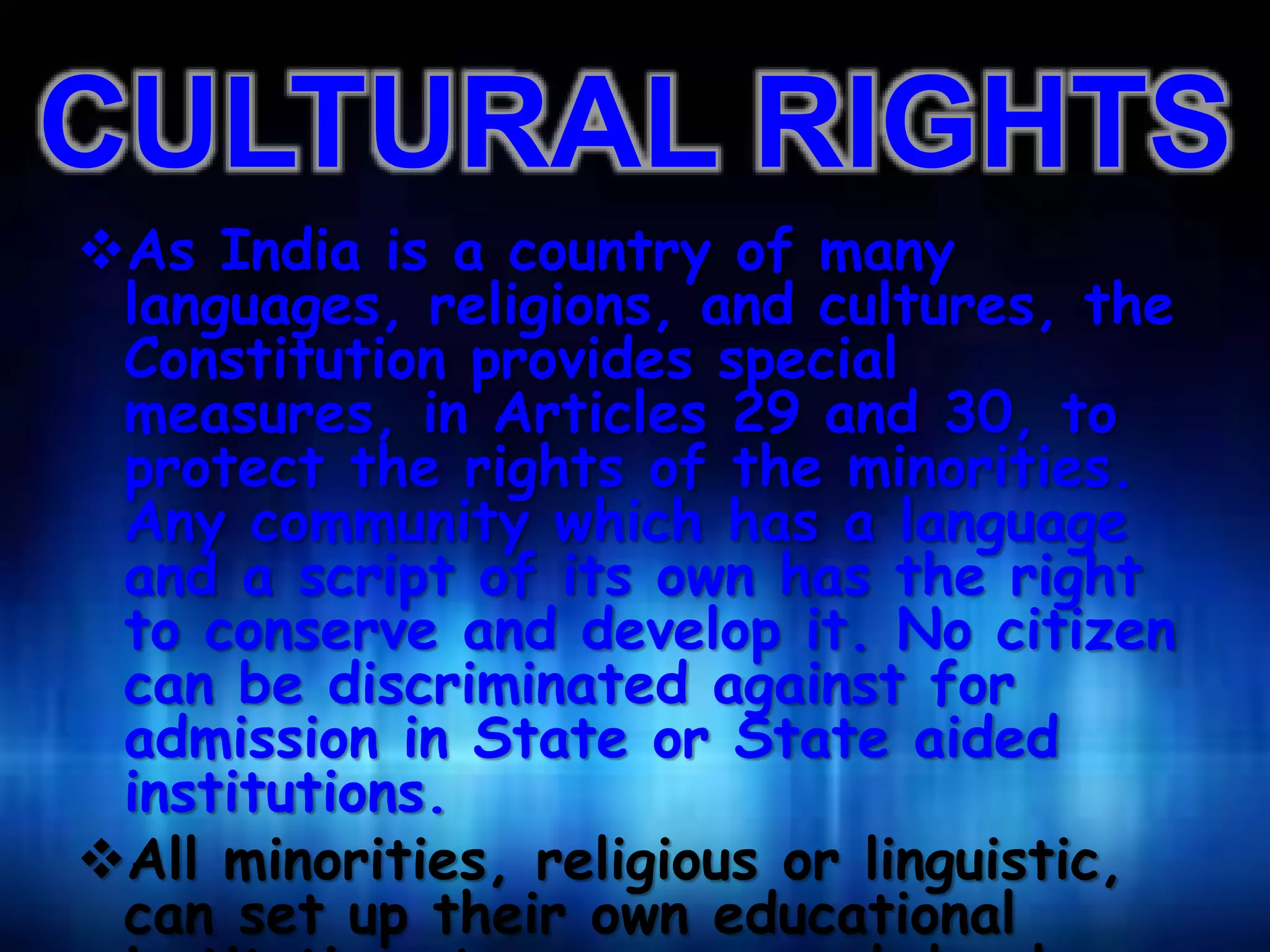 Fundamental Rights of India | PPTX
