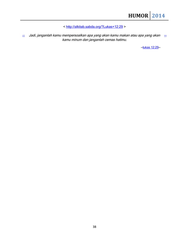 Manado humor 2014 | PDF