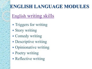 English Language and Literature. | PPTX