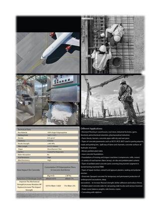 Polypropylene Microfiber catalogue | PDF | Civil Engineering Industry ...