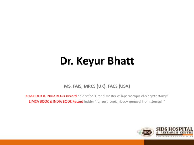 Managament of anastomotic leak - case capsule- Dr Keyur Bhatt | PPTX