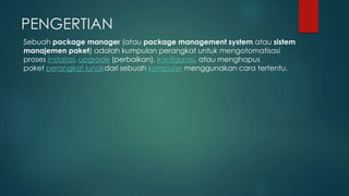 Manajement package | PPTX