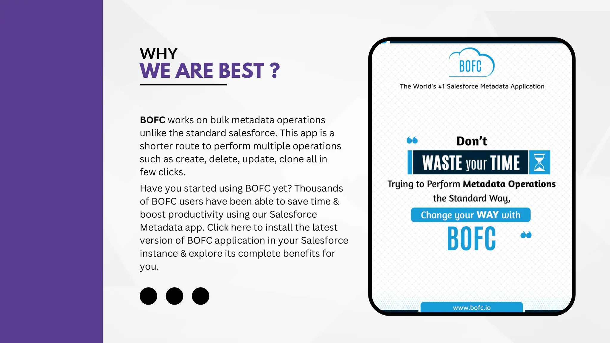 Perform Multiple List View Operations with BOFC | PPT