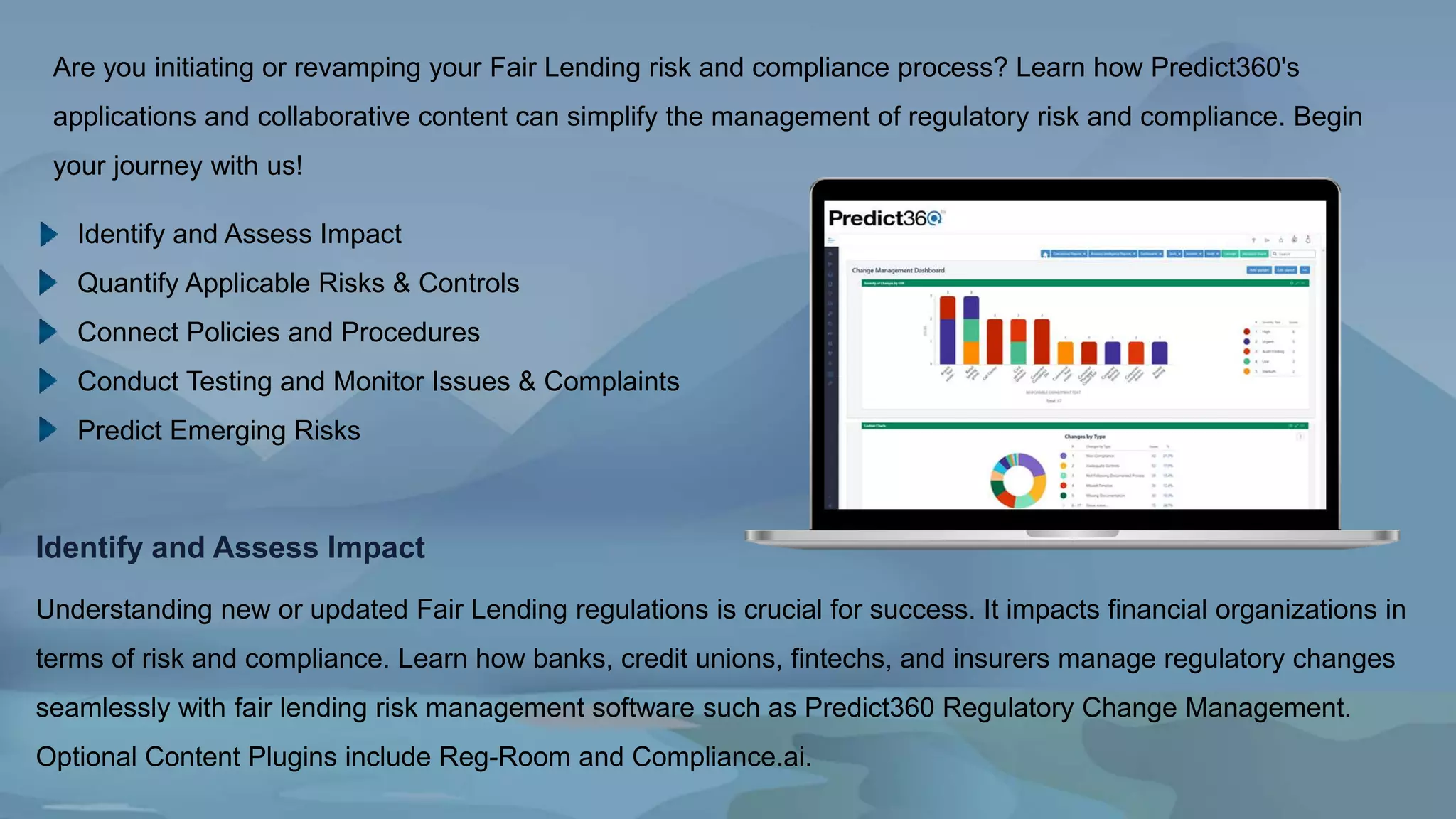 Manage Fair Lending Regulatory Risk and Compliance Using Predict360's ...