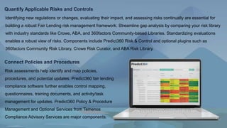 Manage Fair Lending Regulatory Risk and Compliance Using Predict360's ...
