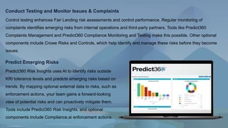 Manage Fair Lending Regulatory Risk and Compliance Using Predict360's Integrated, Best-in-Class ...
