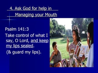 Manage Your Mouth | PPT