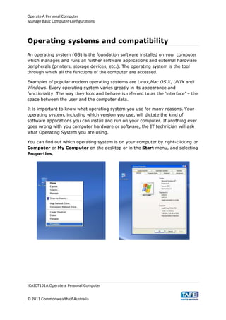 Manage basic computer configurations | PDF