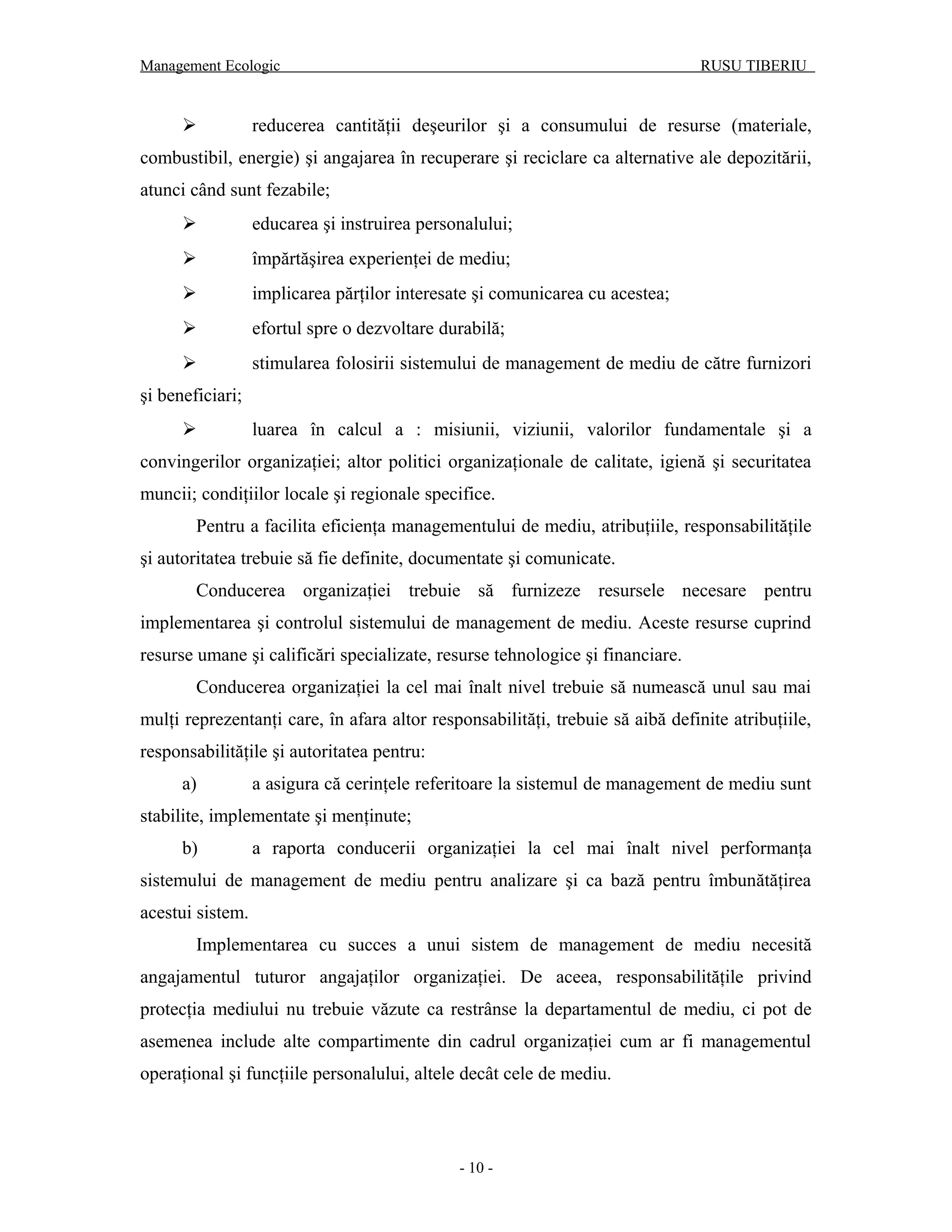 Manag ecologic | DOC