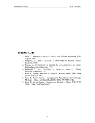 Manag ecologic | DOC