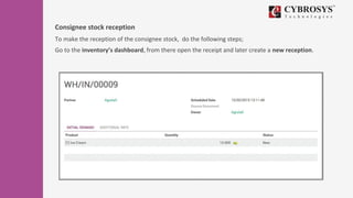 Manage consignee stocks in odoo | PDF