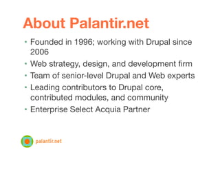 Managing Content in Drupal with Workbench | PPT