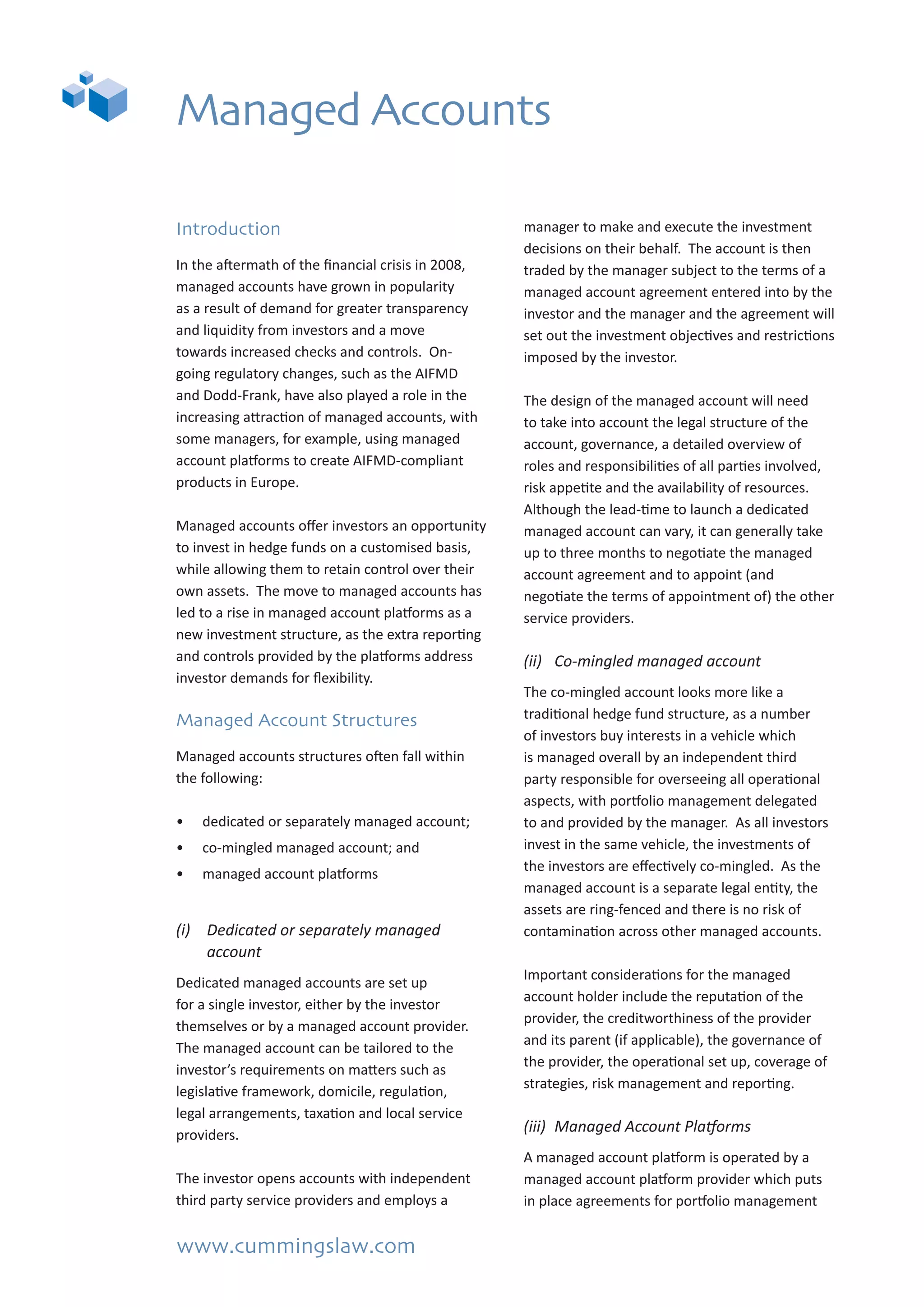 Managed Accounts | PDF