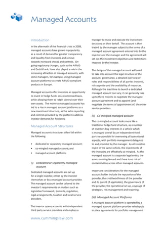 Managed Accounts | PDF