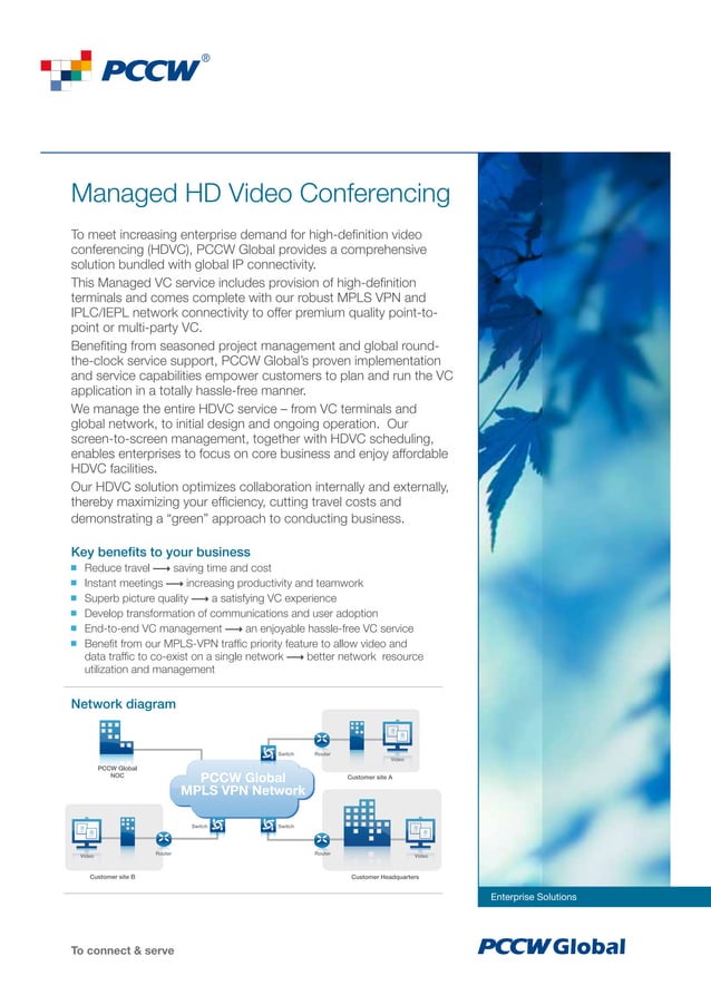 Managed HD Video Conferencing | PDF | Computer Networking | Computing