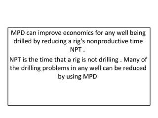 Managed pressure-drilling | PPTX