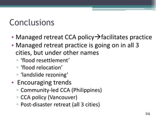 Managed Retreat for Climate Change Adaptation and Disaster Risk ...