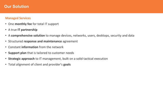 Managed solutions Solution | PDF | IT and Internet Support | Internet