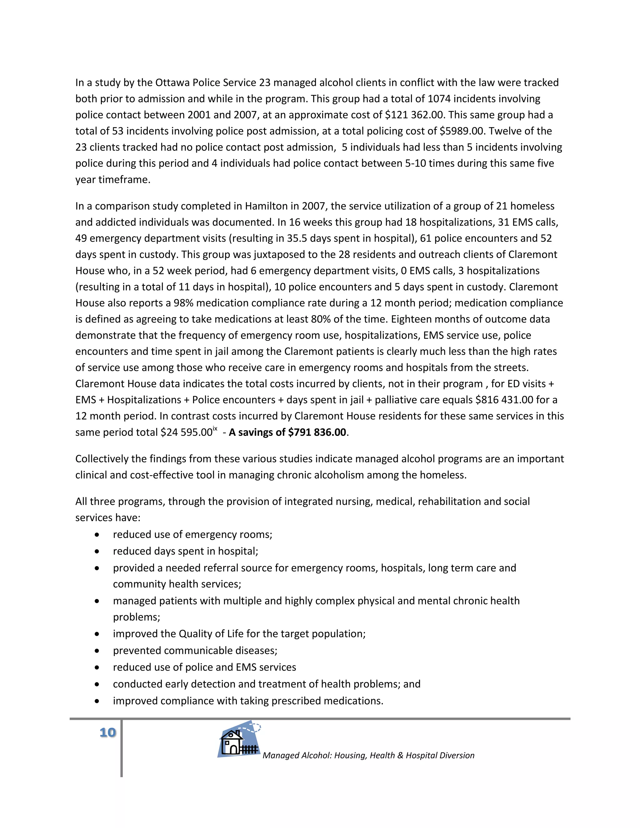 Managed alcohol report (2) | PDF