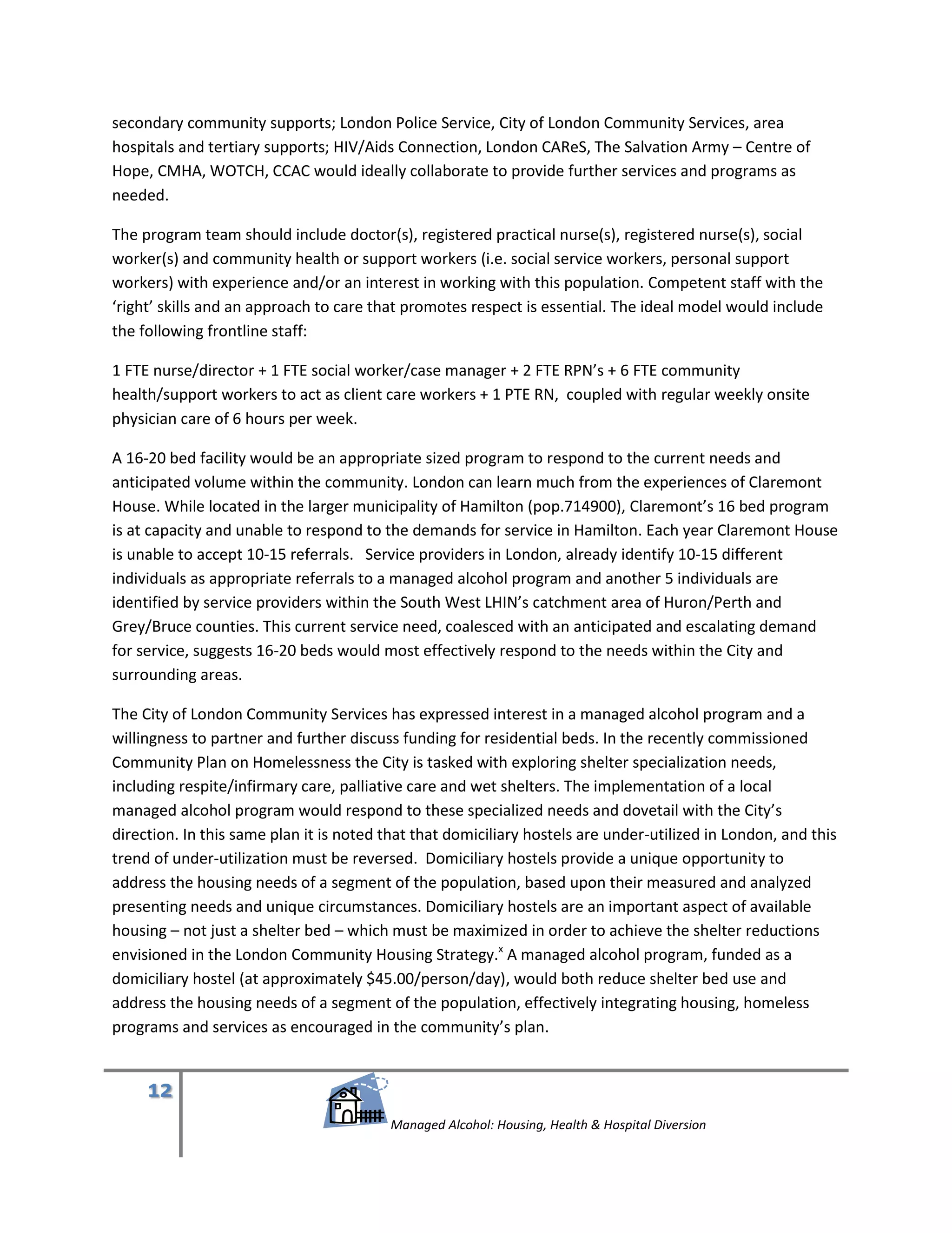 Managed alcohol report (2) | PDF