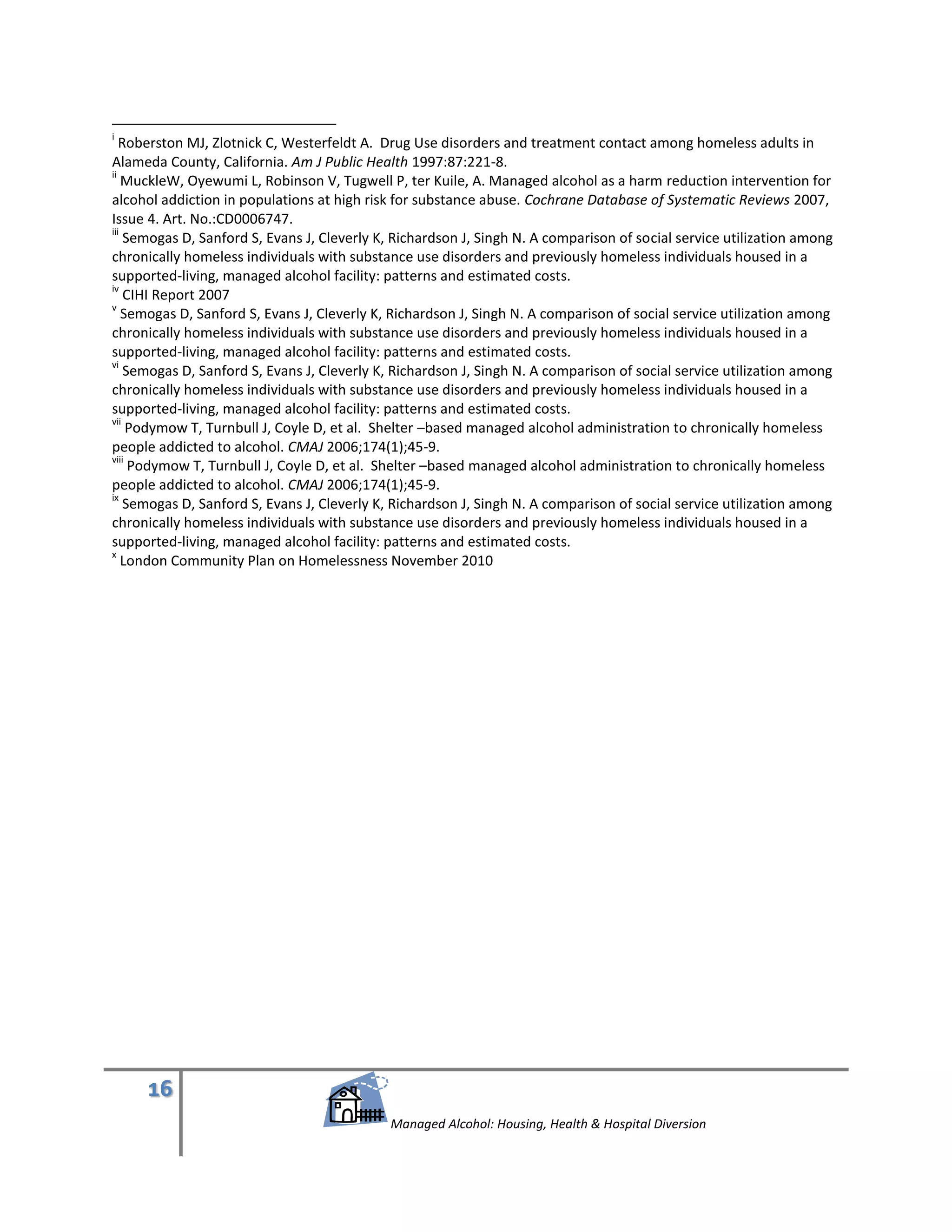 Managed alcohol report (2) | PDF