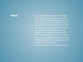 Chapter 7 Managed Care | PPTX