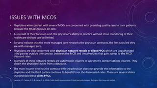 Managed Care and IT Impact on Health Care | PPTX