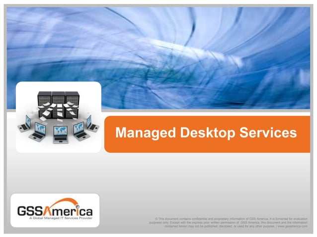 Managed Desktop Services | PPT