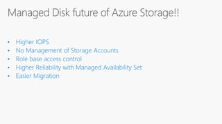Managed disk-Azure Storage Evolution | PPT