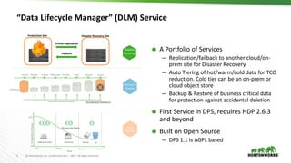Manage democratization of the data - Data Replication in Hadoop | PPTX