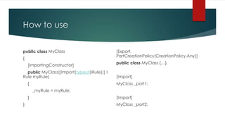 Managed extensibility framework | PPTX | Programming Languages | Computing