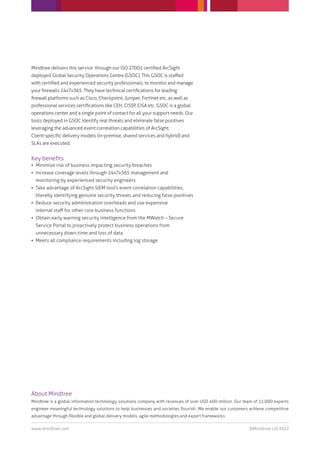 Managed firewall service. | PDF
