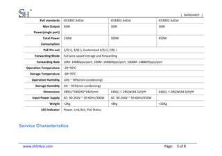 Managed gigabit PoE Switch | PDF | Computer Networking | Computing