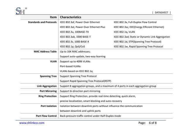 Managed gigabit PoE Switch | PDF | Computer Networking | Computing