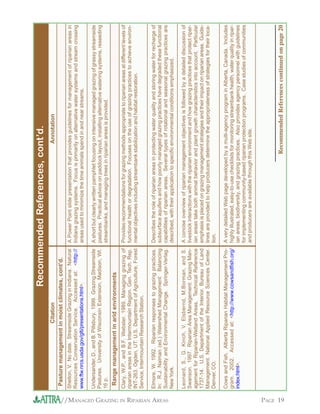 Managed Grazing in Riparian Areas | PDF