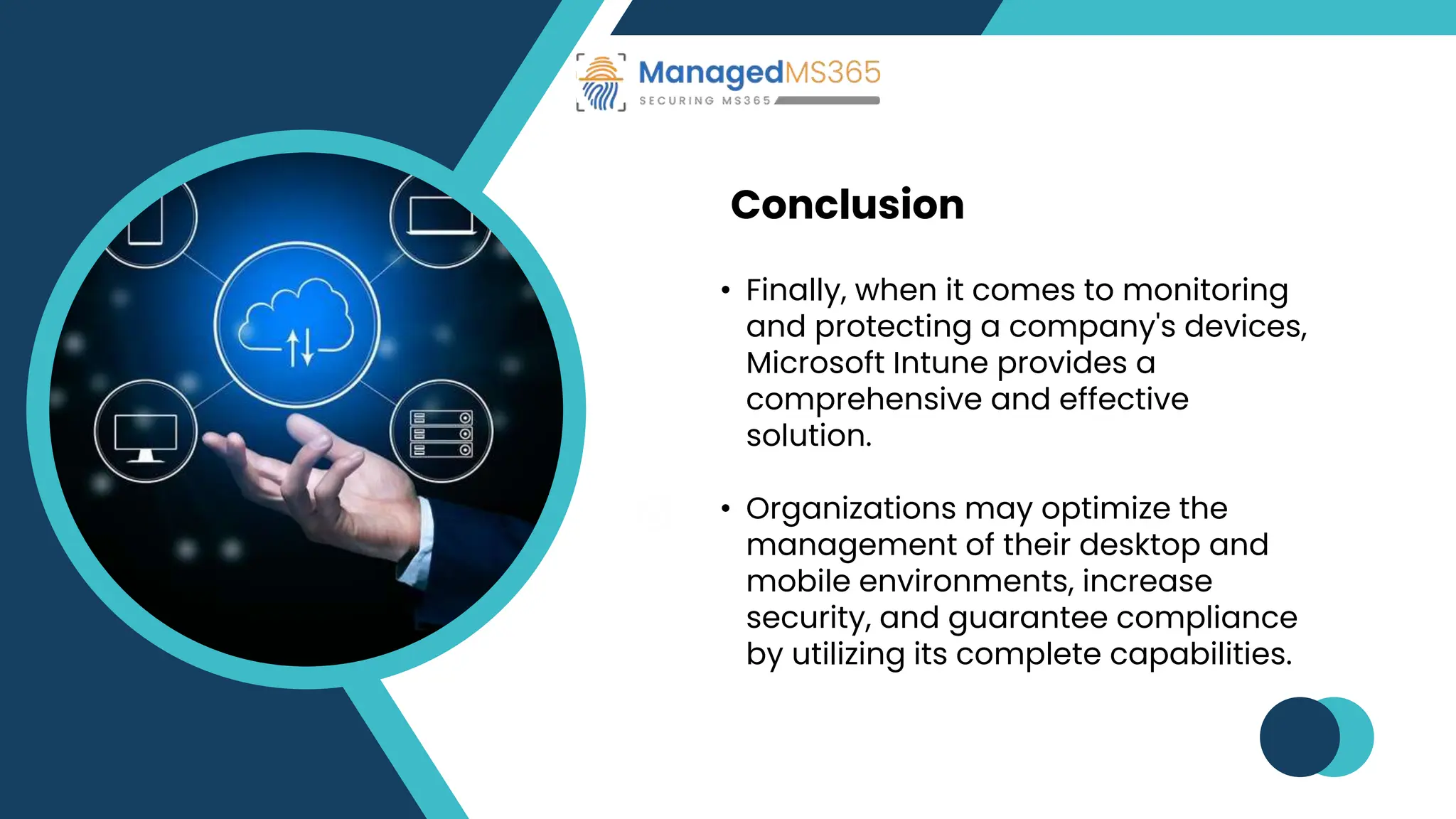Managed Intune Service Safeguarding Company's Devices Efficiently | PPTX